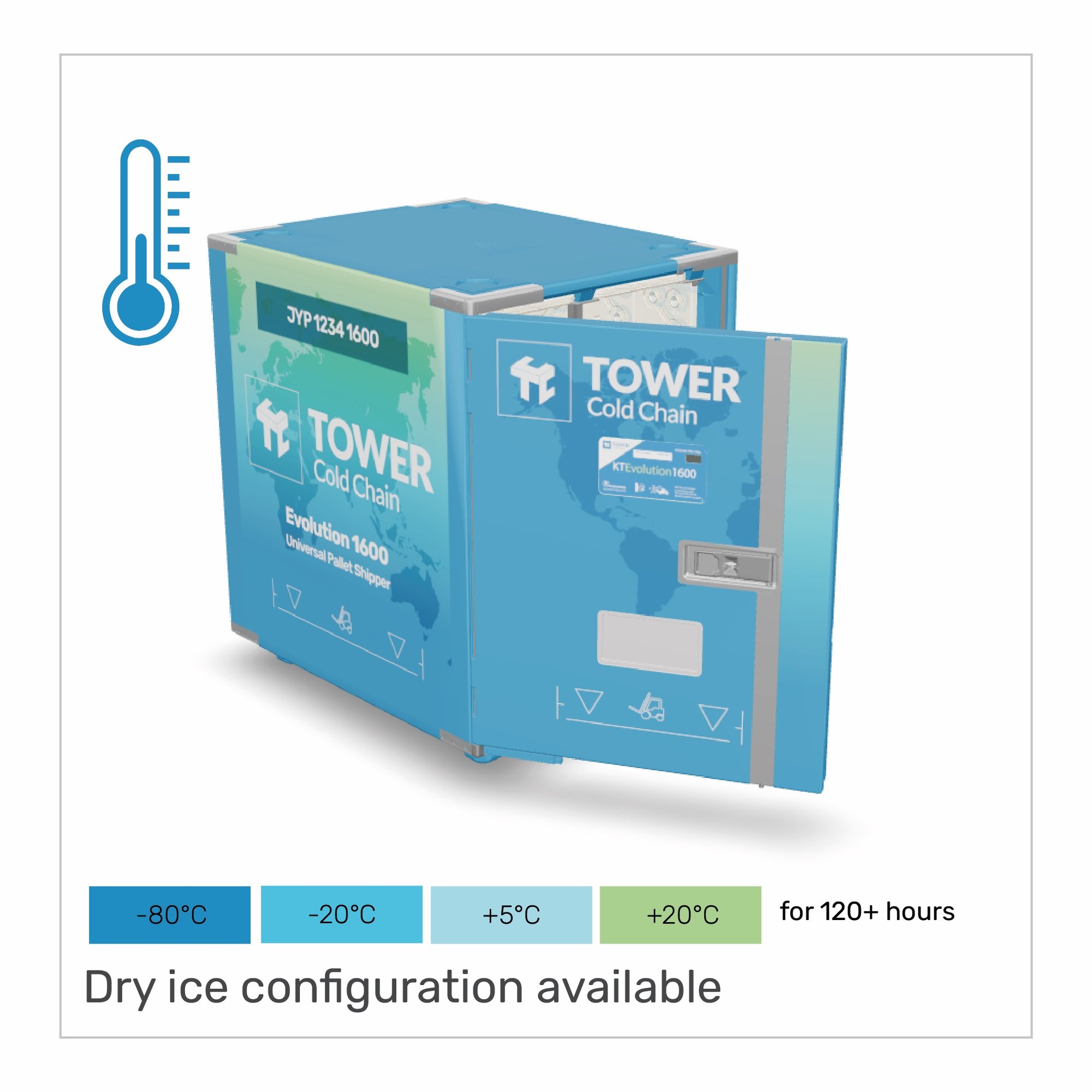 Evolution 1600 Tower Universal Pallet